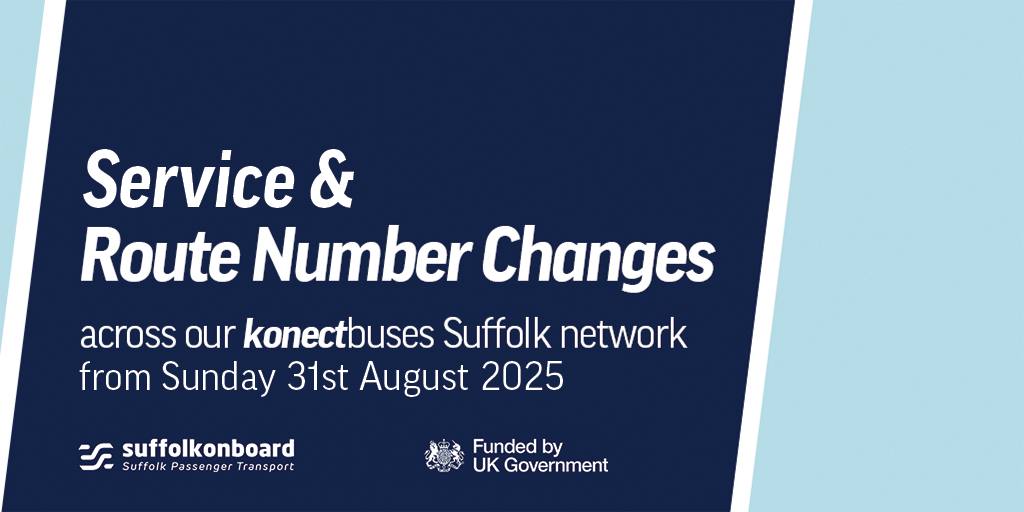 Konnectbuses Essex & Suffolk 1st September changes | RailUK Forums